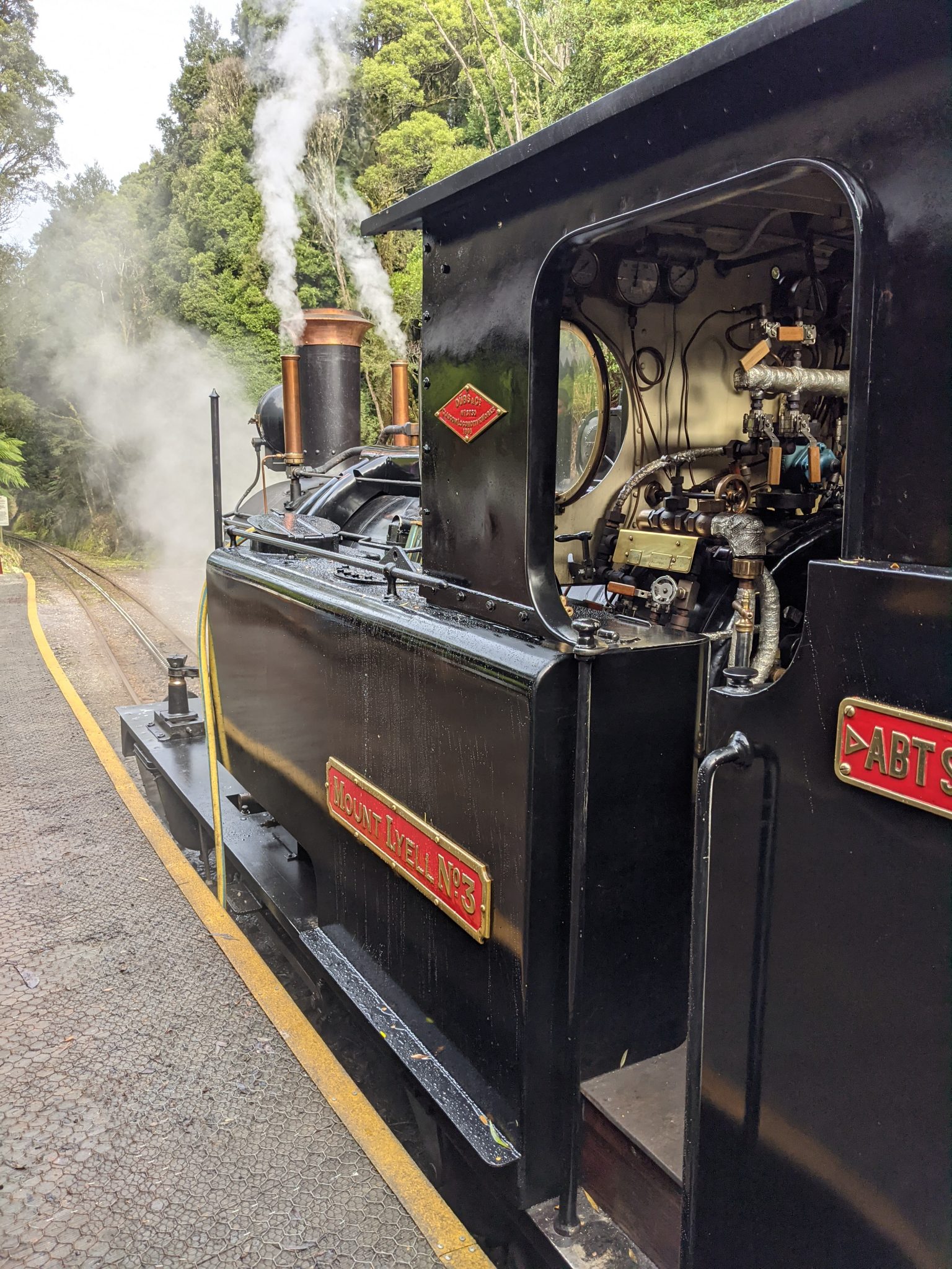 West Coast Wilderness Railway - definitely worth the trip - Two Sams ...